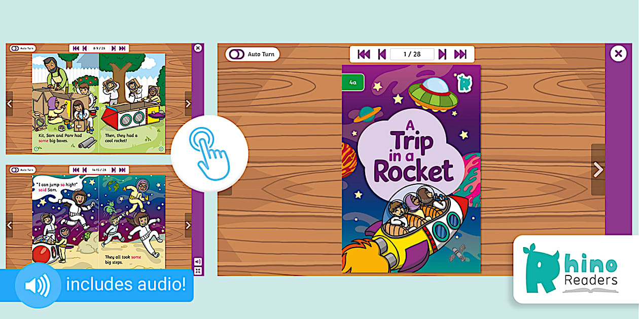 Level 4 Reading Book | A Trip in a Rocket | Reading Scheme