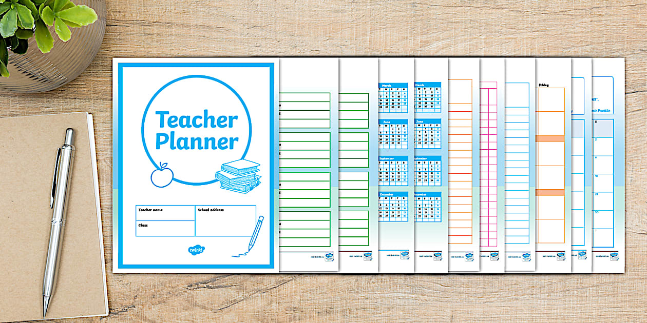 Canadian Editable Teacher Planner 2023-2024 School Year