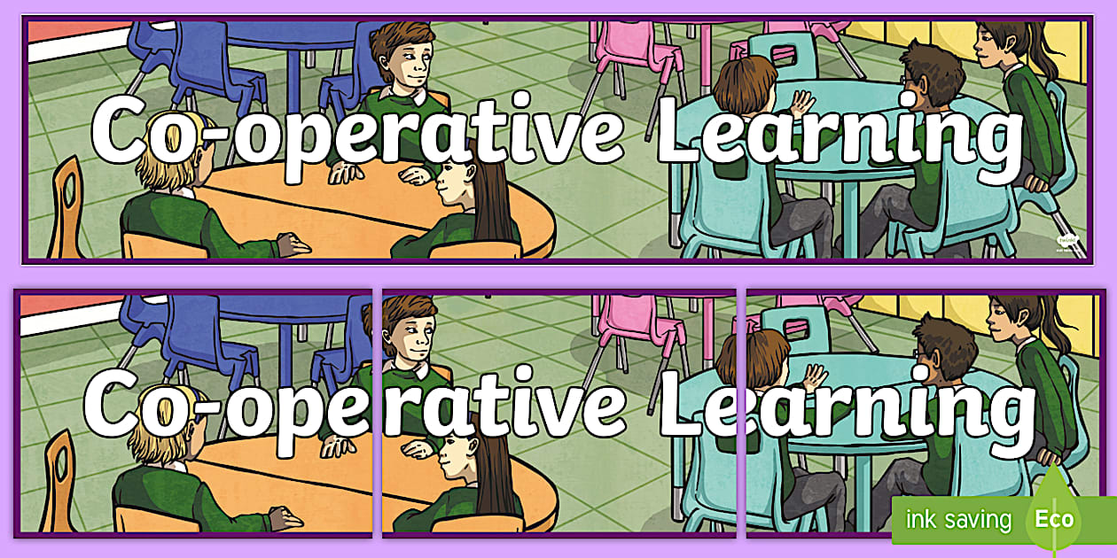 Co-operative Learning Display Banner (Teacher-Made) - Twinkl