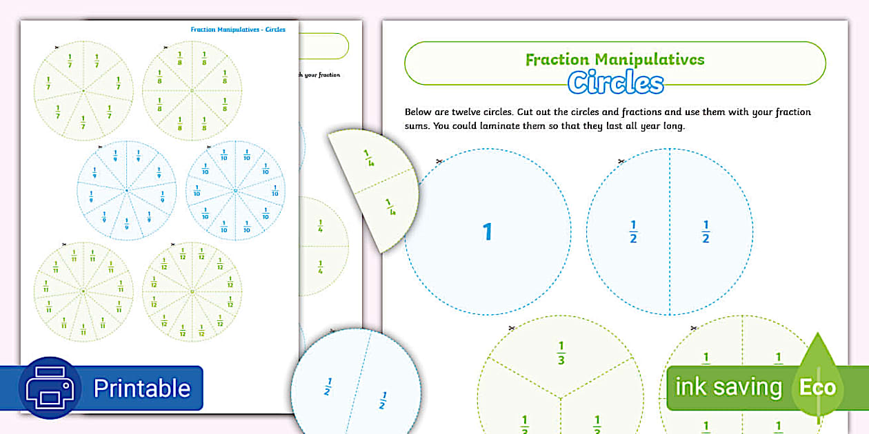 Faction Manipulatives with Circles (professor feito)