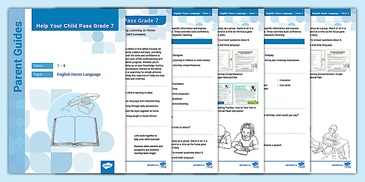 Help Your Child Pass Grade 7: English Home Language