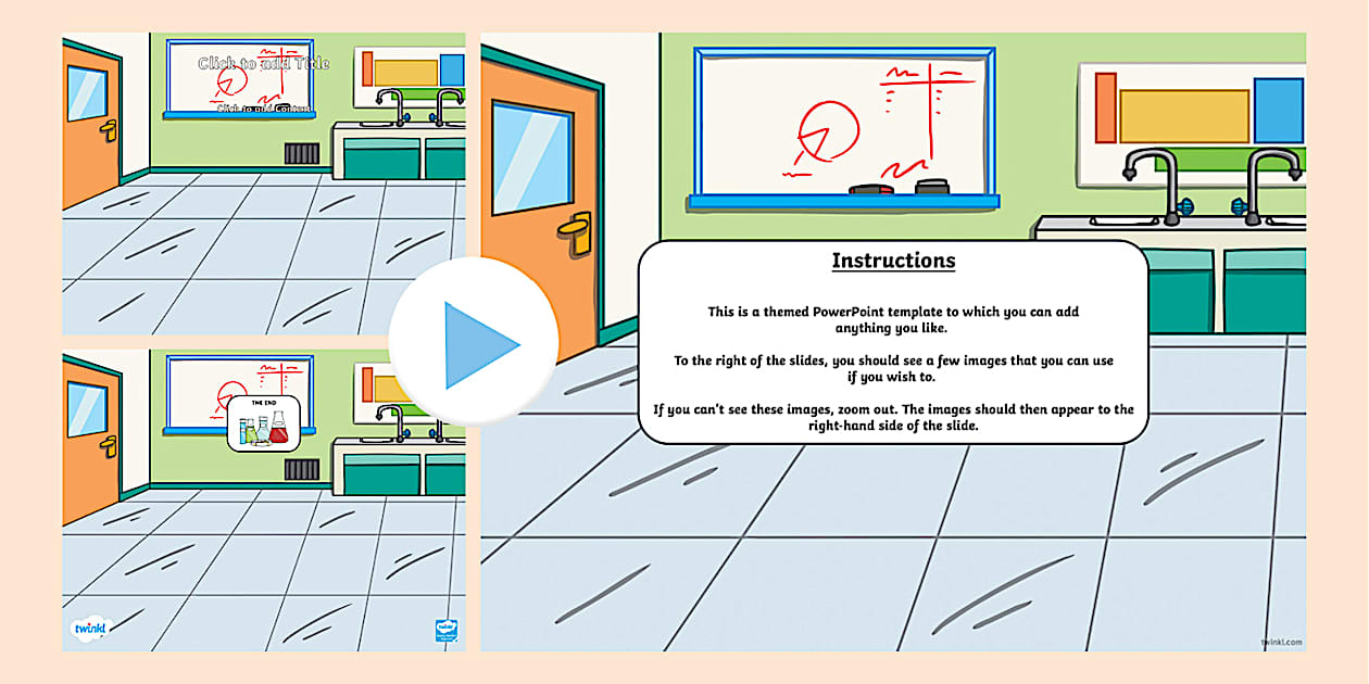 Science Background for PowerPoint (teacher made) - Twinkl