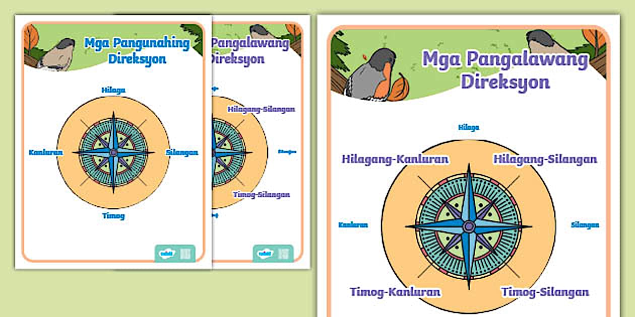 Mga Direksyon Poster | Grade 1 | Twinkl (teacher made)
