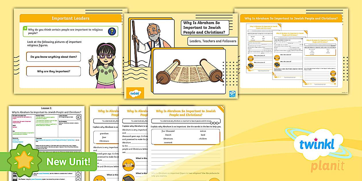Importance of Abraham in Judaism & Christianity Lesson Pack