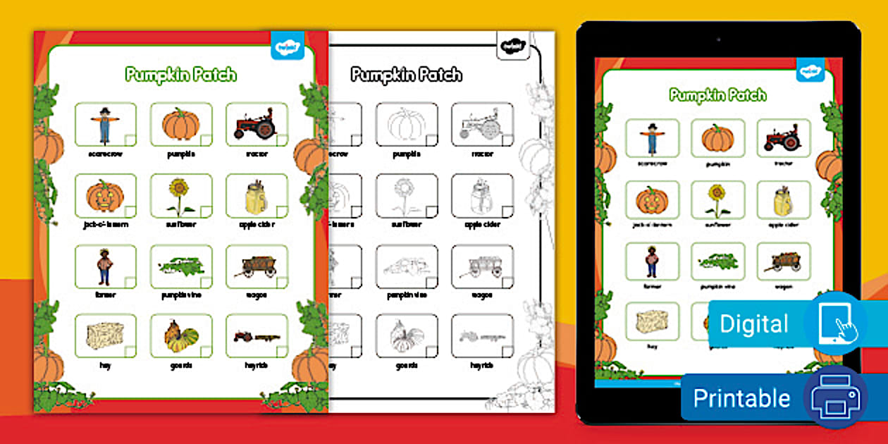 Pumpkin Patch Scavenger Hunt | Twinkl Halloween Basics