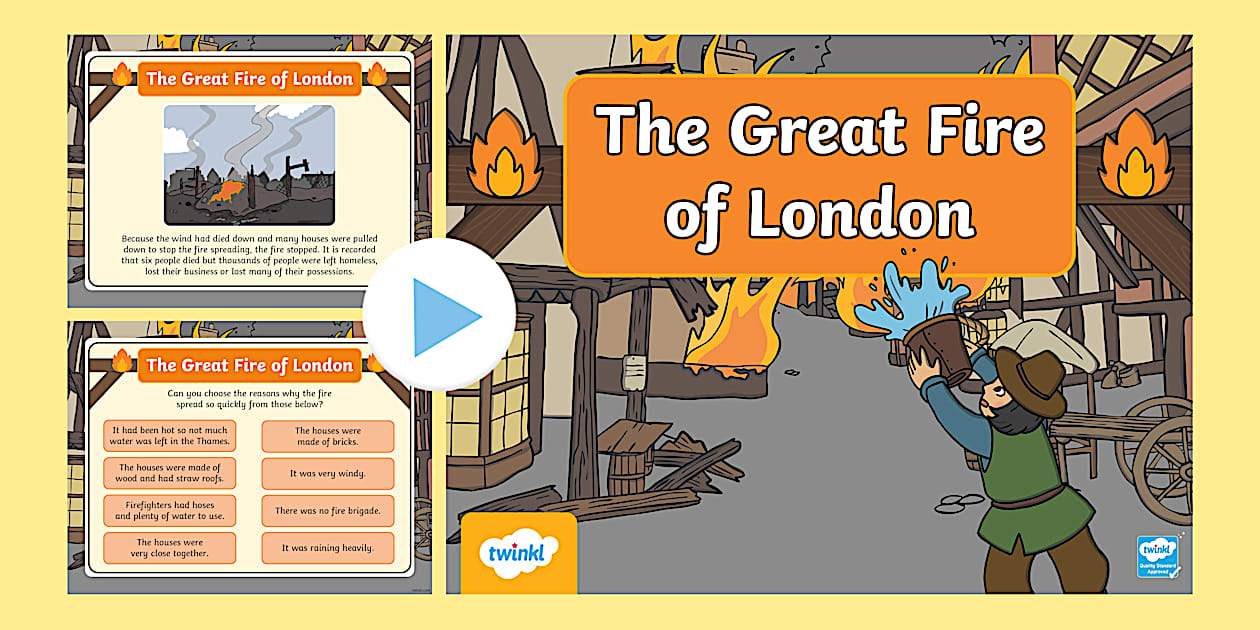 Great Fire of London Information Powerpoint KS1
