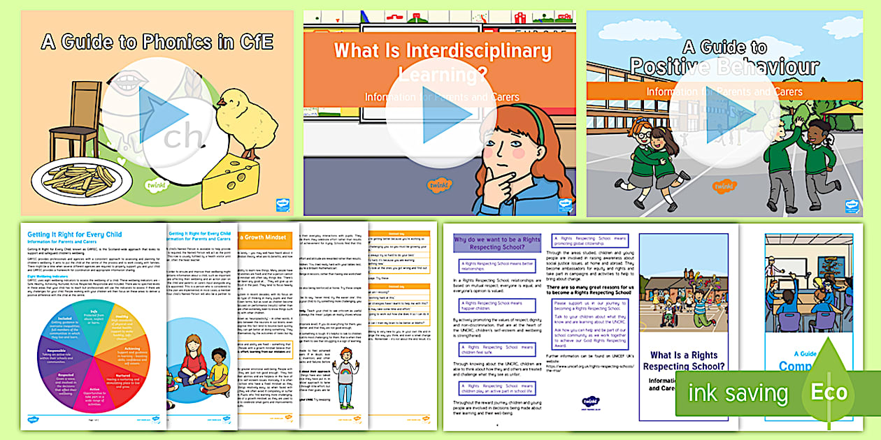 FREE! - Curriculum for Excellence in Scotland - Information for Parents ...