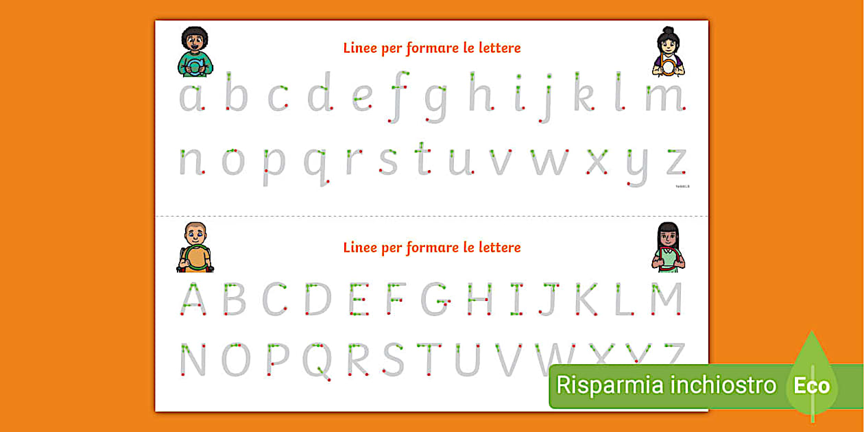 Lettere maiuscole e minuscole (Teacher-Made) - Twinkl
