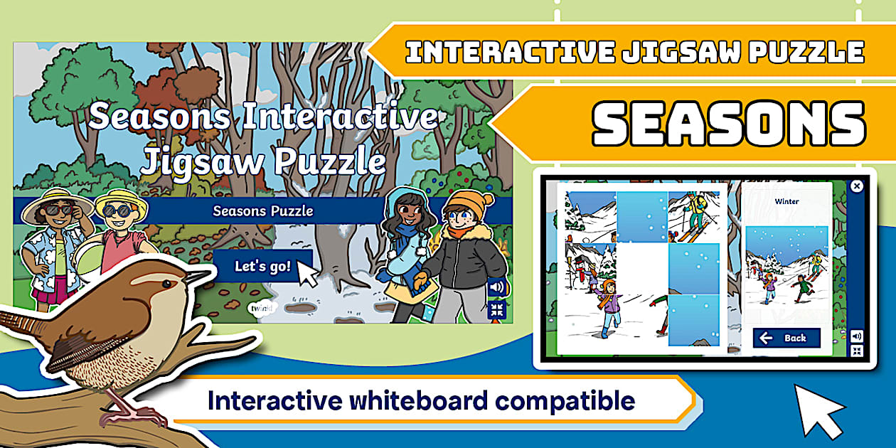 Seasons Interactive Jigsaw Puzzle
