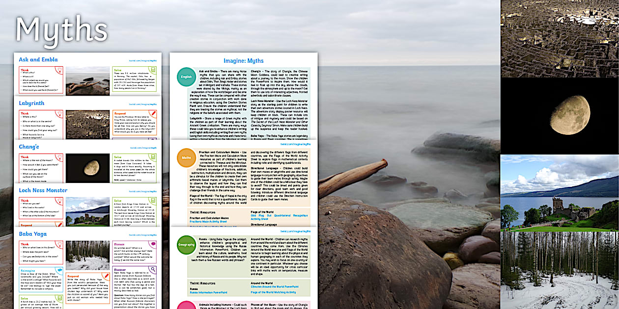 Imagine Myths KS2 Resource Pack (teacher made) - Twinkl