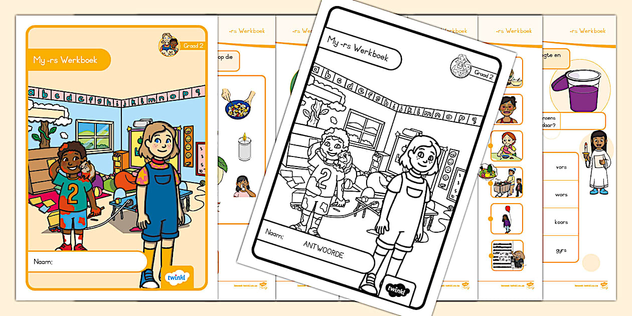 Graad 2 Klanke Werkboek -rs (teacher made) - Twinkl