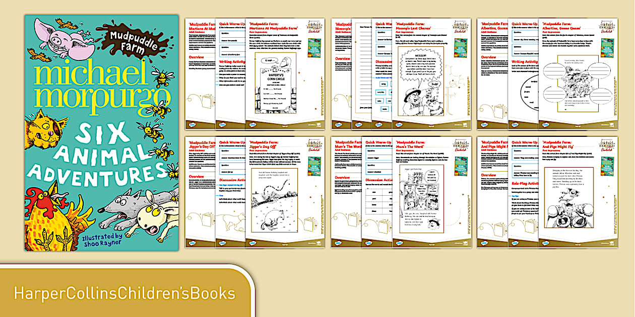 FREE! - Mudpuddle Farm Michael Morpurgo Activity | Twinkl Resources