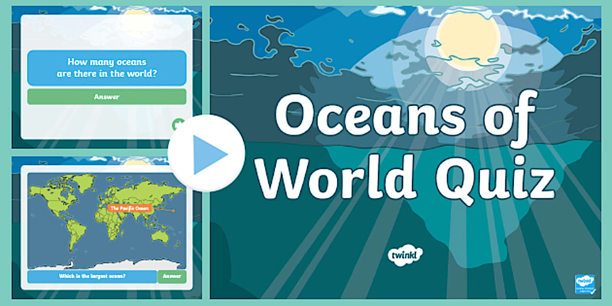 Oceans of the World PowerPoint Quiz - Learning Resources