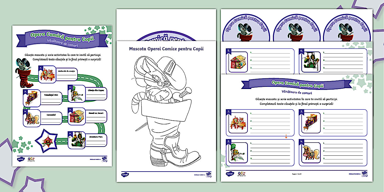 GRATUIT Opera Comică pentru Copii – Vânătoare de comori