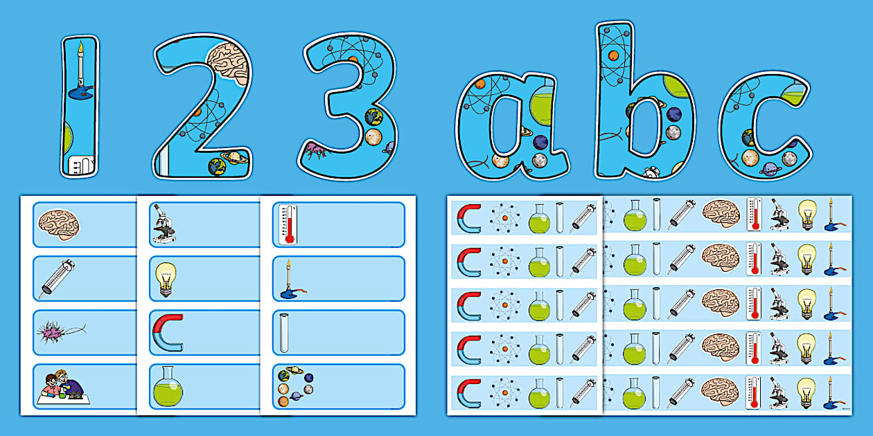 Science Classroom Organisation Decor Pack - Twinkl