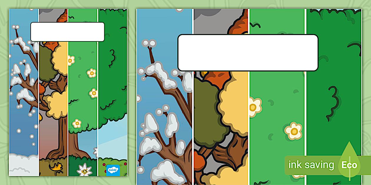 Season Themed Calendar Template (Teacher-Made) - Twinkl