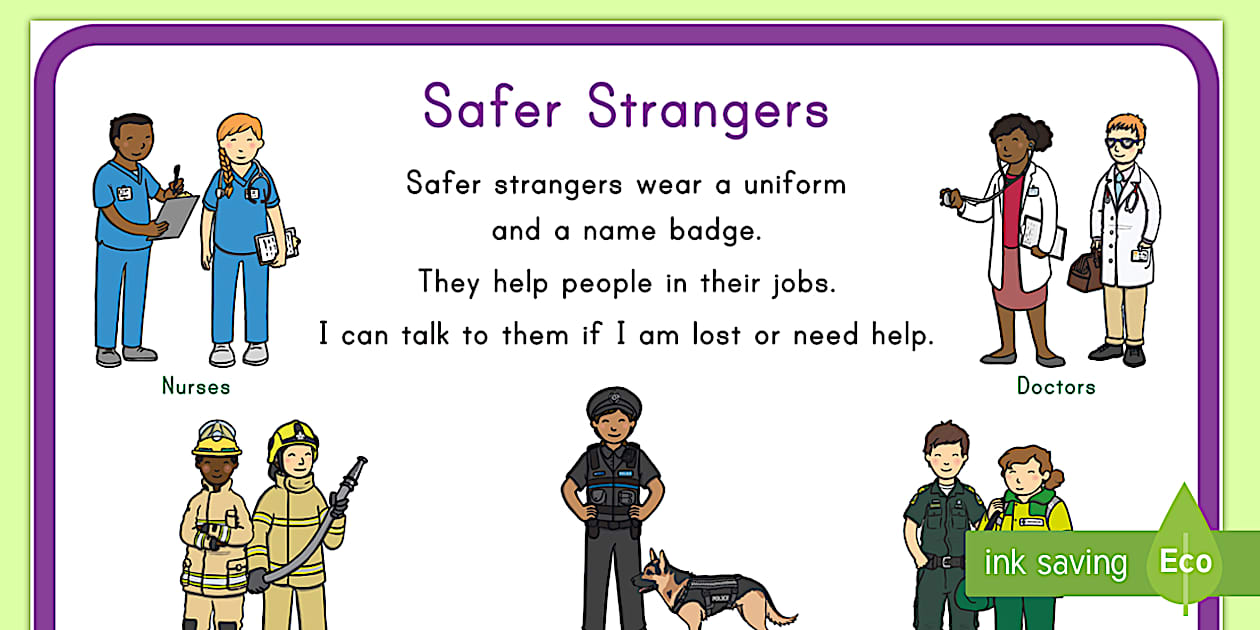 Stranger Danger Poster | Health Education | Twinkl USA
