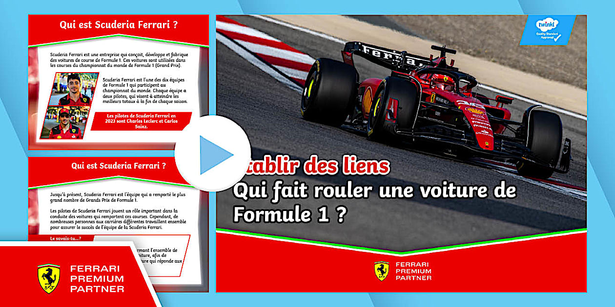 FREE! - Scuderia Ferrari F1 : Faire des liens - Qui fait rouler une ...