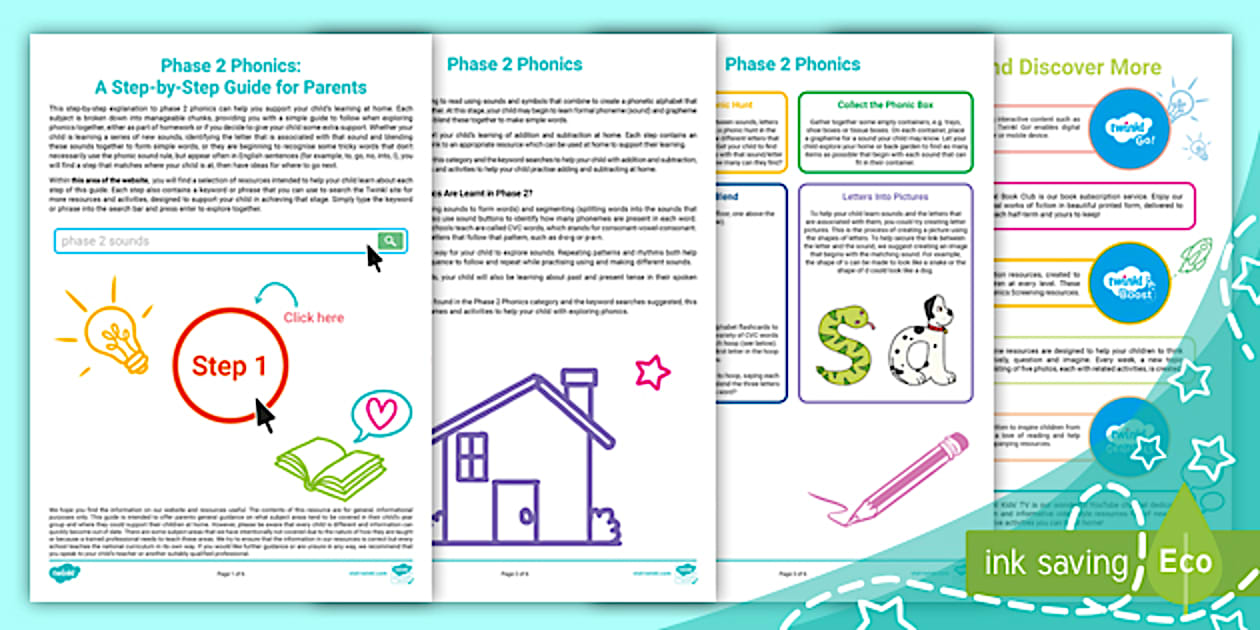 Step-by-Step Phase 2 Phonics Guide for Parents - Twinkl