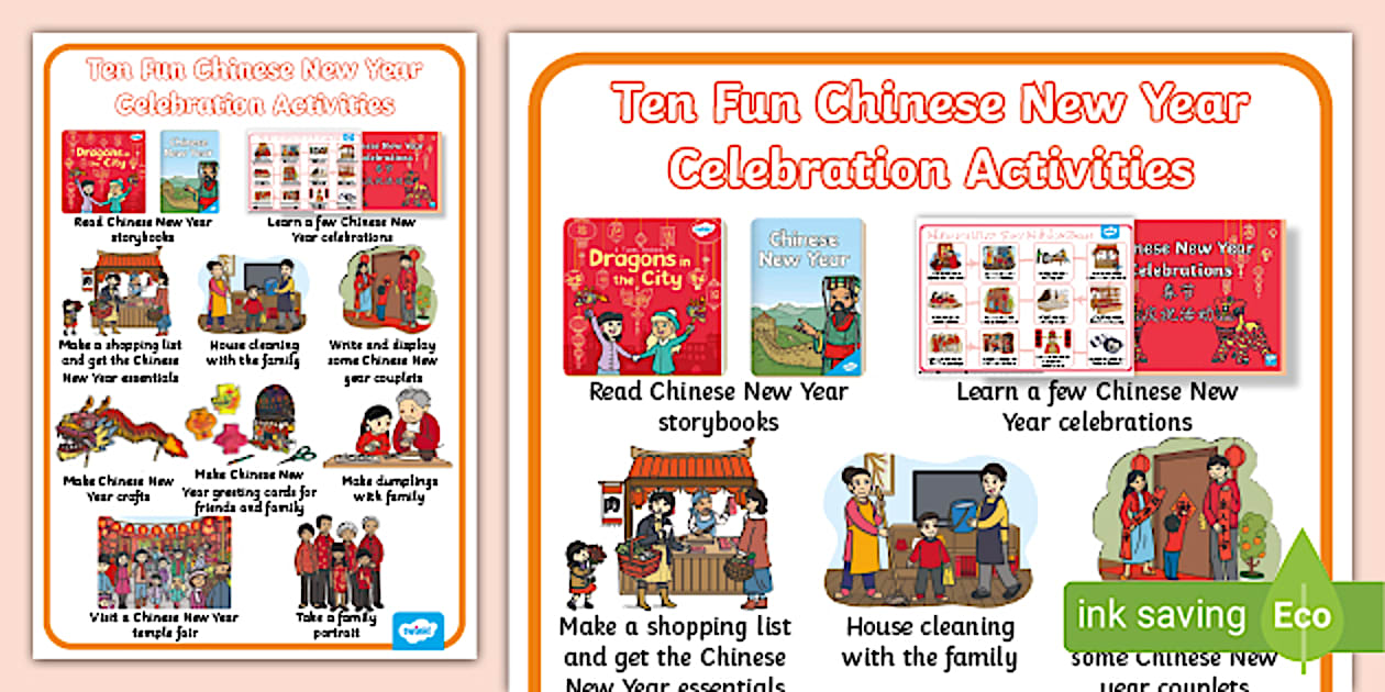 Ten Fun Chinese New Year Celebration Activities - Twinkl