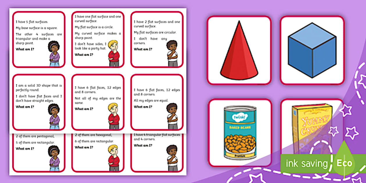 👉 3D Shape Matching Activity for KS2 (Teacher-Made)