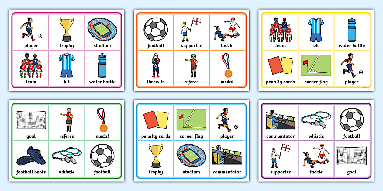 Football Match Bingo - KS1 - Twinkl