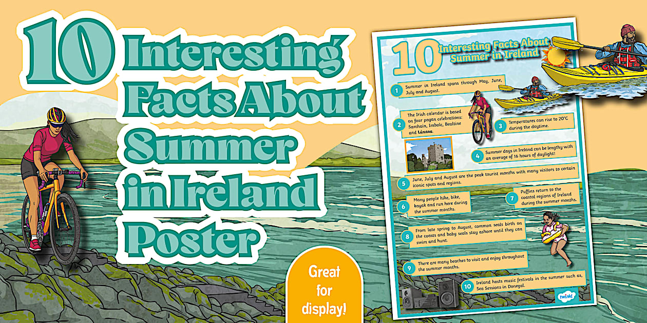 10 Interesting Facts About Summer in Ireland Poster