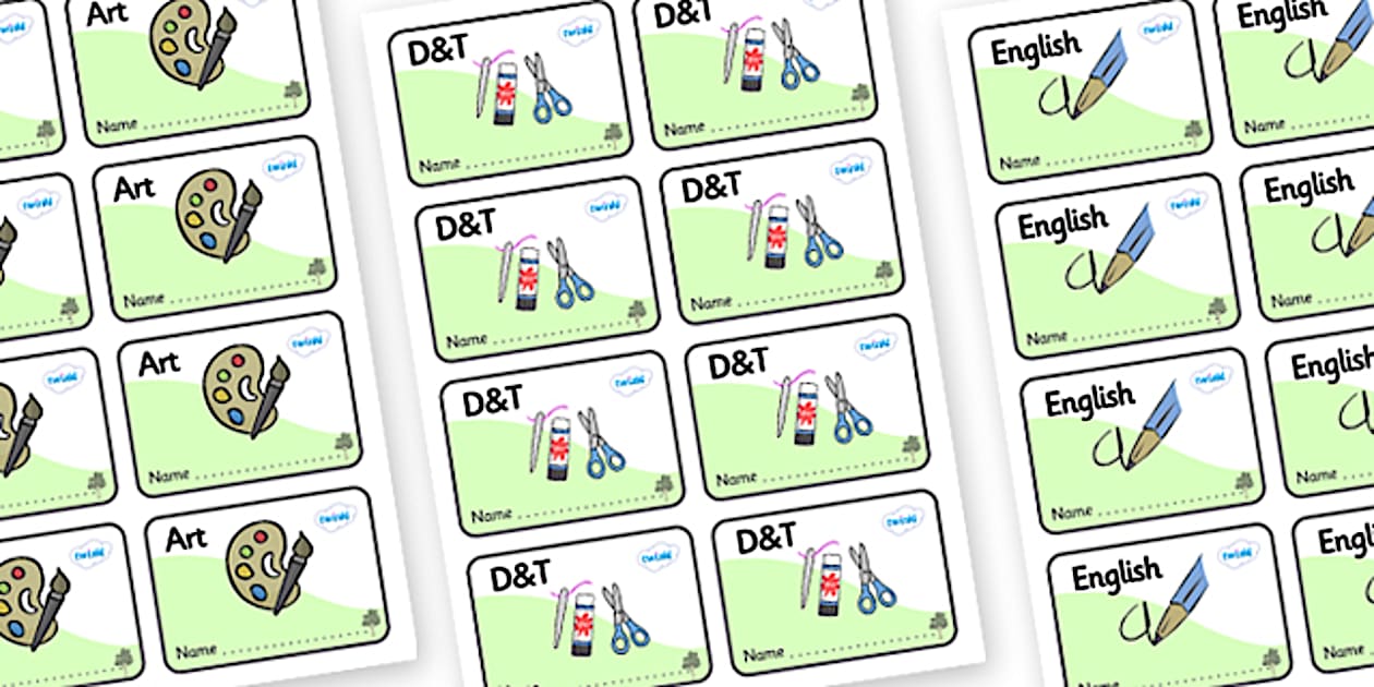 Eucalyptus Themed Editable Book Labels