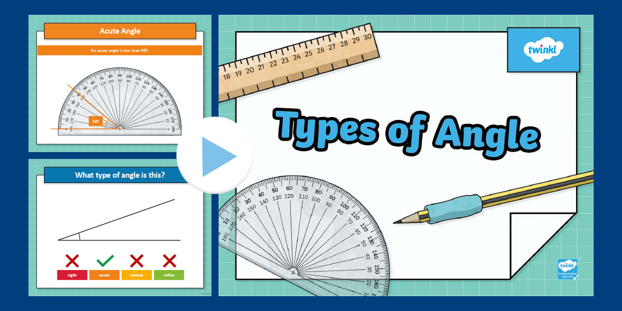 KS2 Maths Types of Angle PowerPoint - Twinkl
