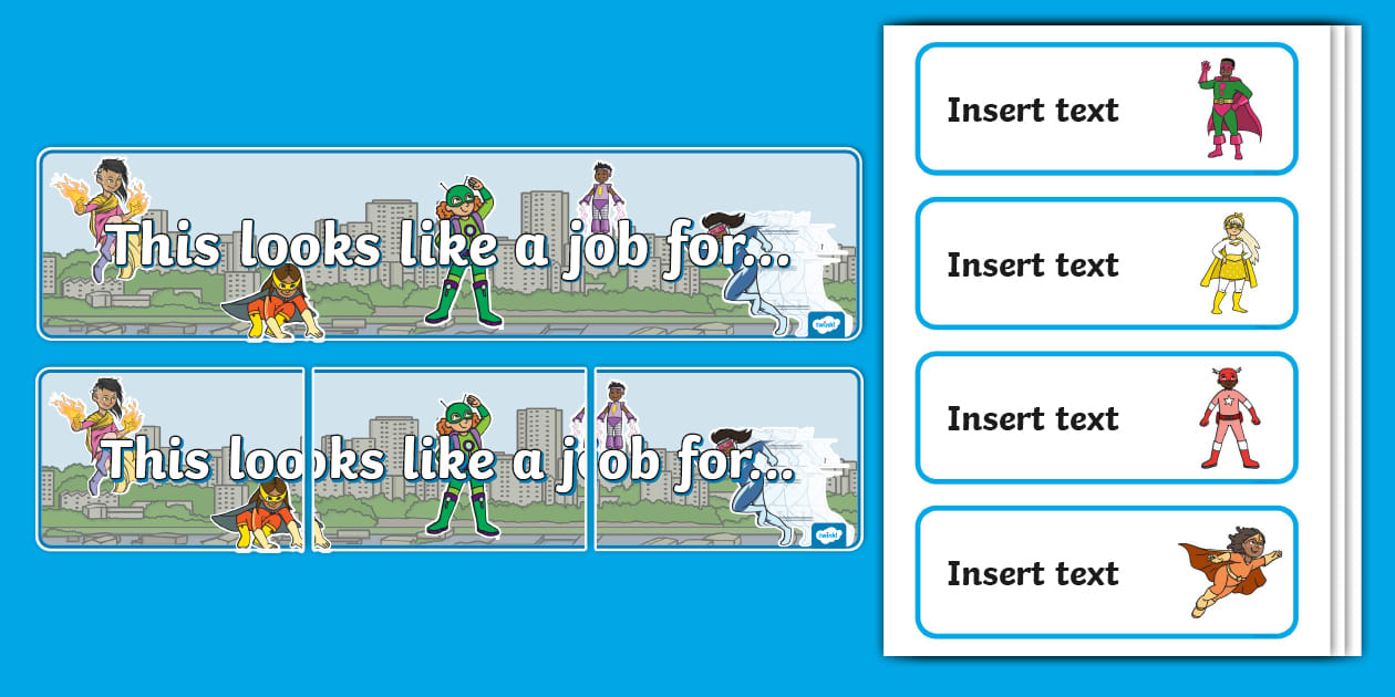 Superhero Classroom Job Pack (teacher made) - Twinkl
