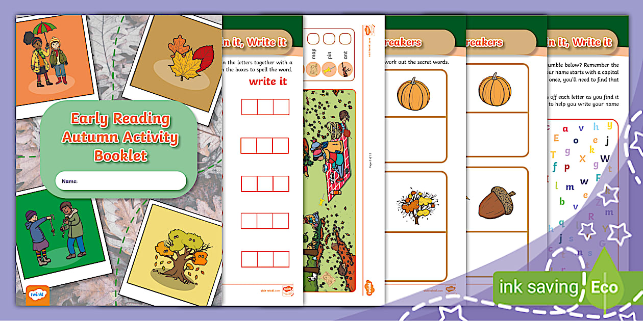 Early Reading: Autumn Activity Booklet (teacher made)