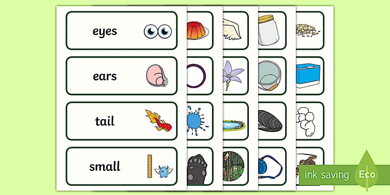 The Bog Thing Word Cards (teacher made) - Twinkl