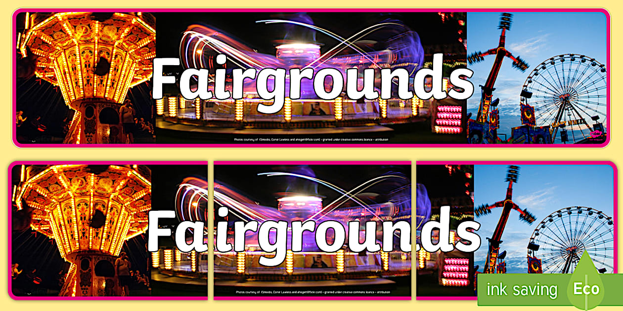 Fairgrounds Photo Display Banner (teacher made) - Twinkl