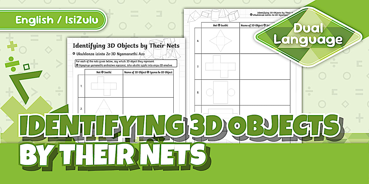 Identifying 3D Objects by Their Nets