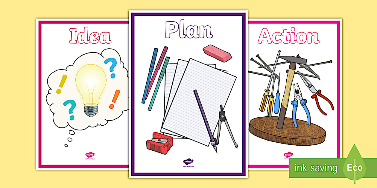 Cursive Innovation Week Display Posters - Twinkl