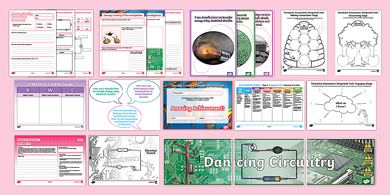 STEM IU Yr 6 Dancing Circuitry Display Pack - Twinkl