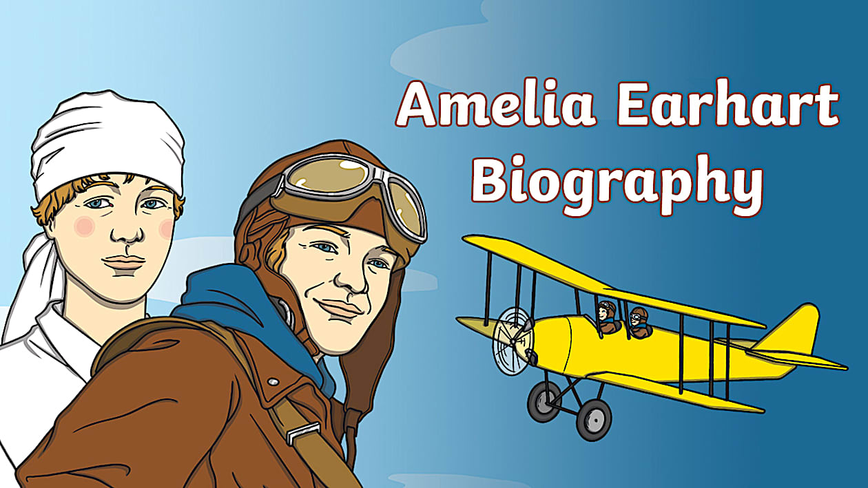 KS1 Amelia Earhart Biography Animation Video - KS1 History
