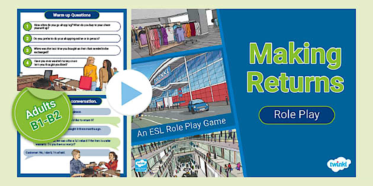 ESL Roleplay (teacher made) - Twinkl
