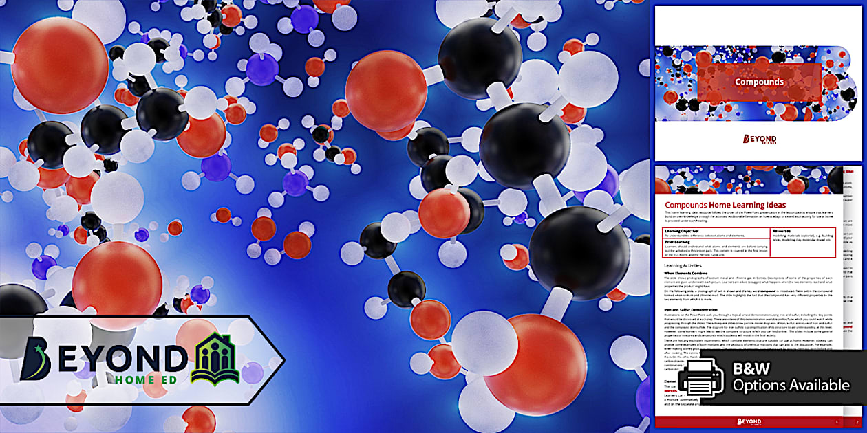KS3 Atoms and the Periodic Table Lesson 2: Compounds (Science Home ...