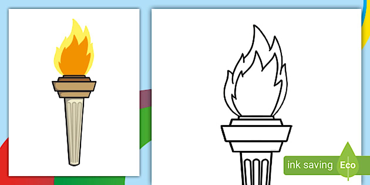 Torch Cut-Out - Classroom Display (teacher made) - Twinkl