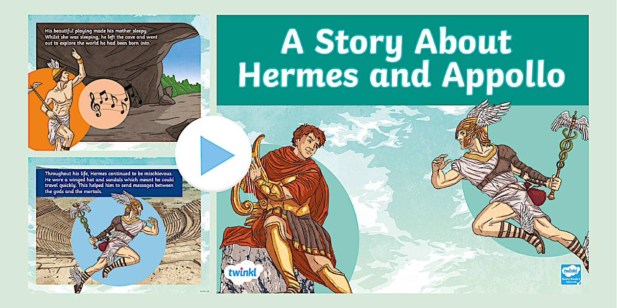 A Story About Hermes and Apollo PowerPoint (teacher made)