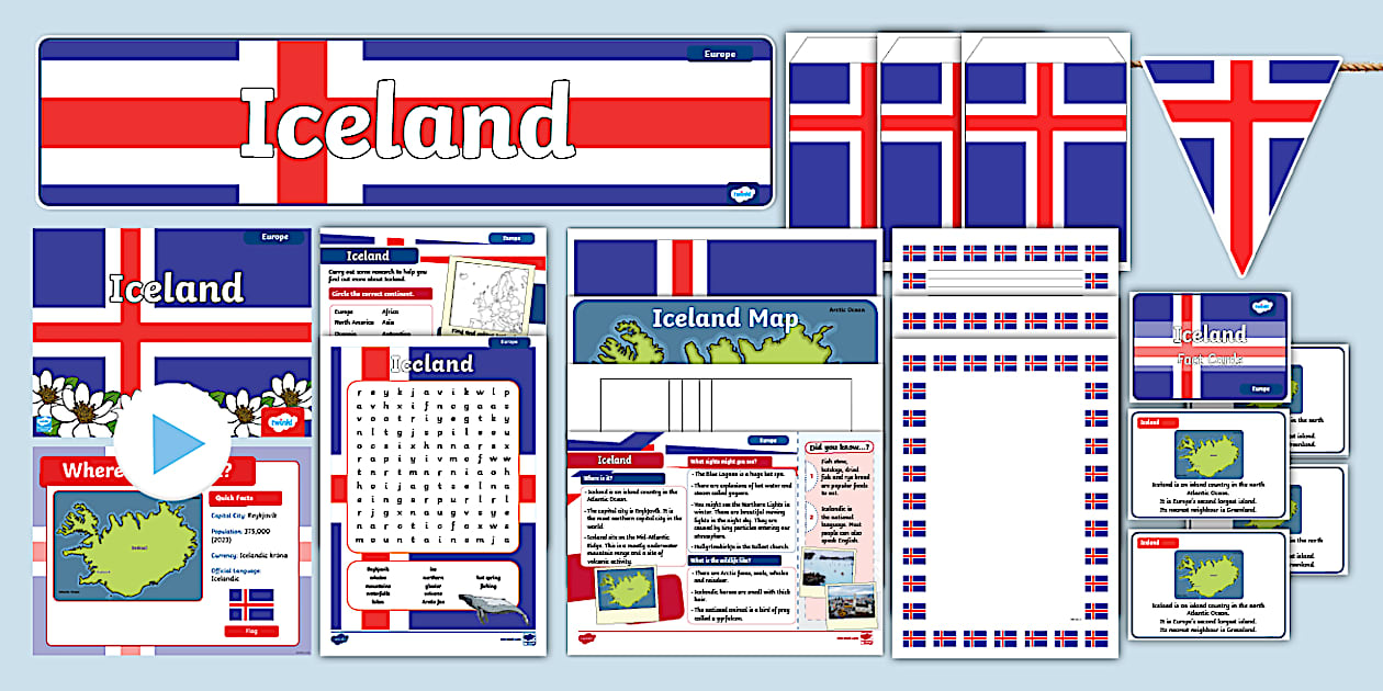 KS1 Iceland Resource Pack (teacher made) - Twinkl