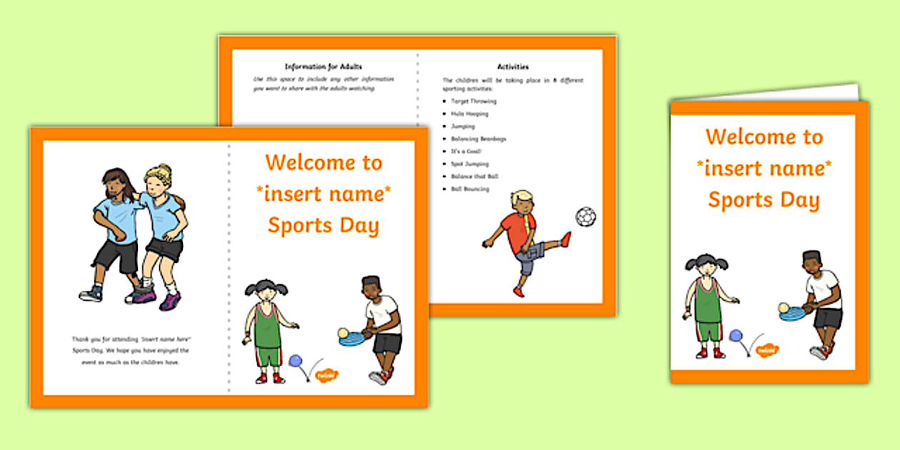 EYFS Multi Skills Sports Day Parents Leaflet Parents Leaflet