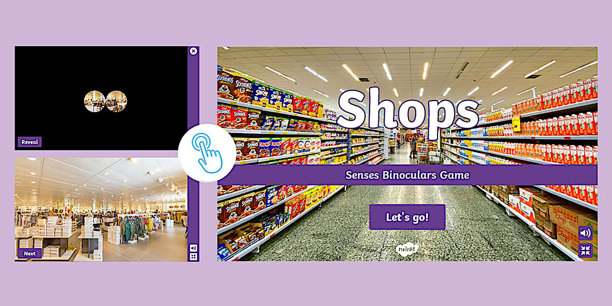 Shop Senses Interactive Binoculars Game (Teacher-Made)