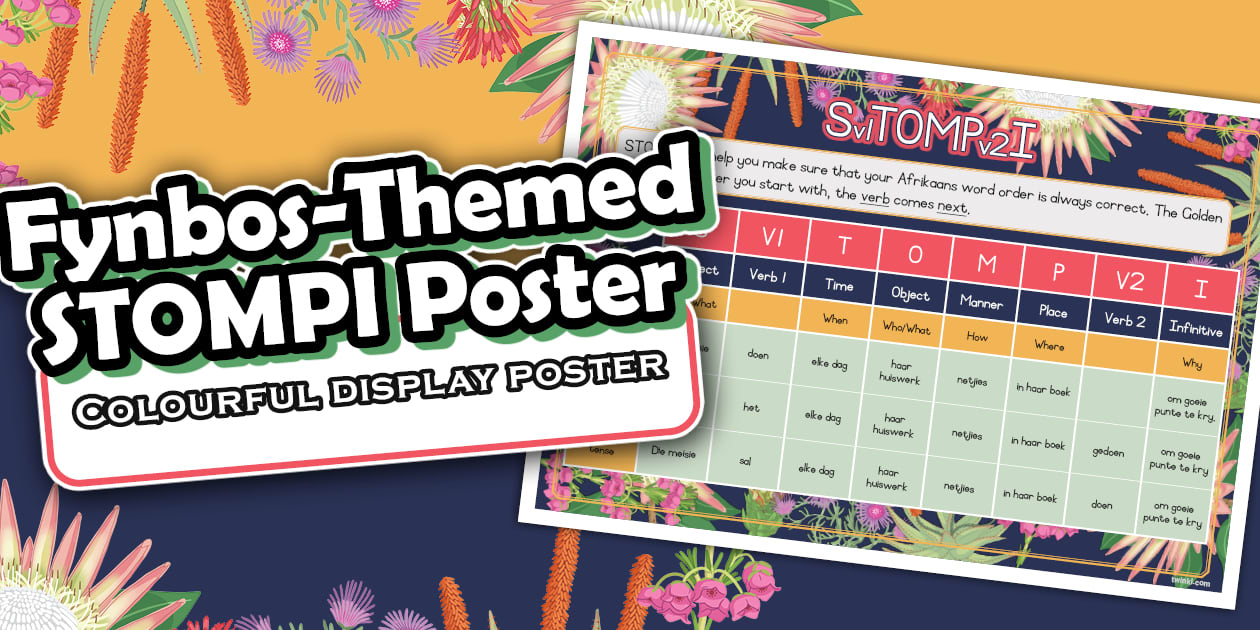 Intermediate Phase - Fynbos-Themed STOMPI - Display Poster (CAPS Aligned)