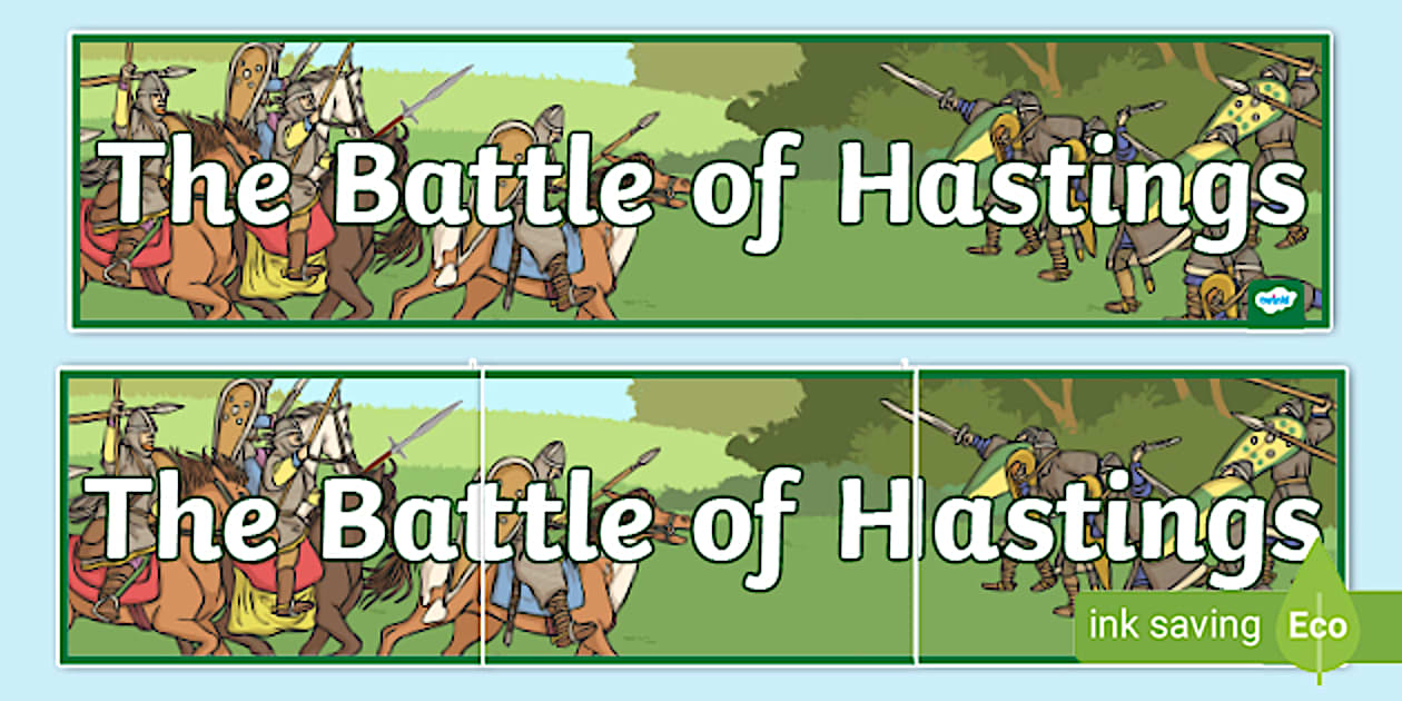 The Battle of Hastings Display Banner (teacher made)