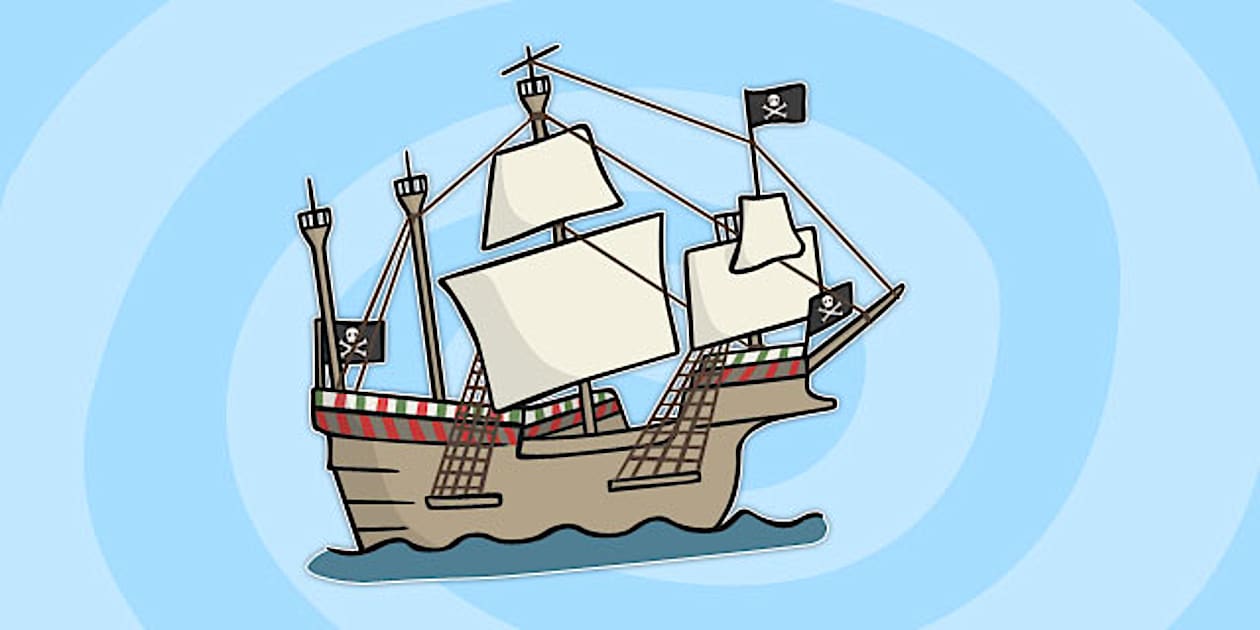 Sailing Ship Cut Out (teacher made) - Twinkl