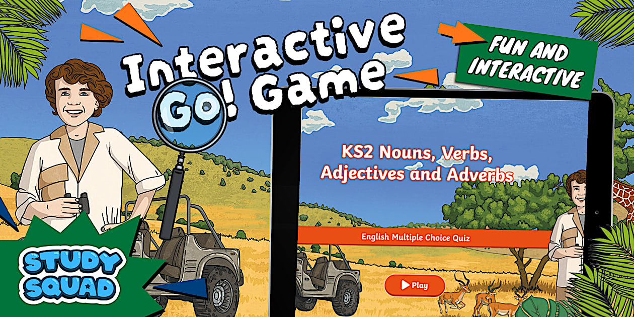 UKS2 Word Classes English Multiple Choice Quiz