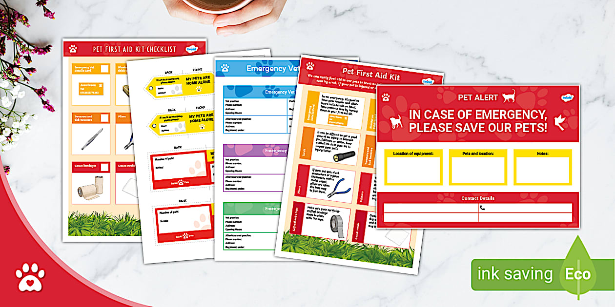 Pet Emergency Kit - Resource Bundle - Pet First Aid - Vet