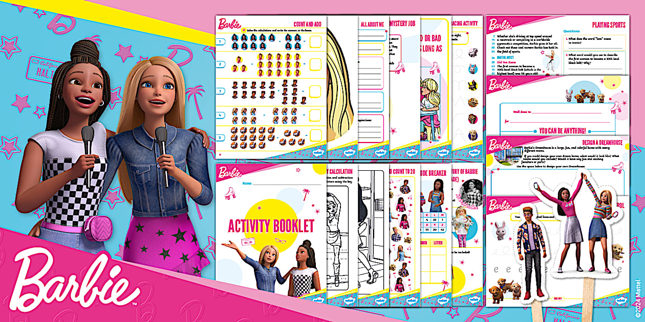 Barbie: Activity Pack for K-2nd Grade